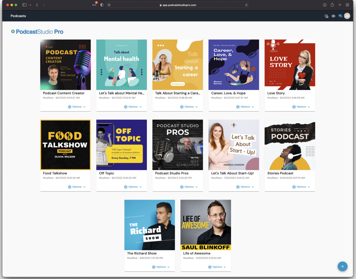Home Page - PodcastStudio Pro